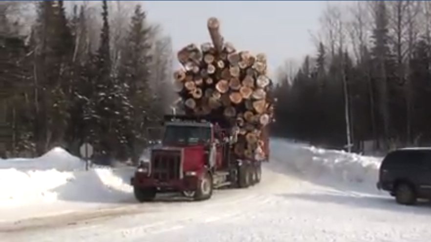 How Canadians are transporting logs – Canvids