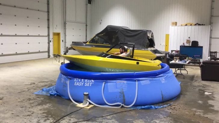 Clever boat owner made a swing with a speedboat – Canvids