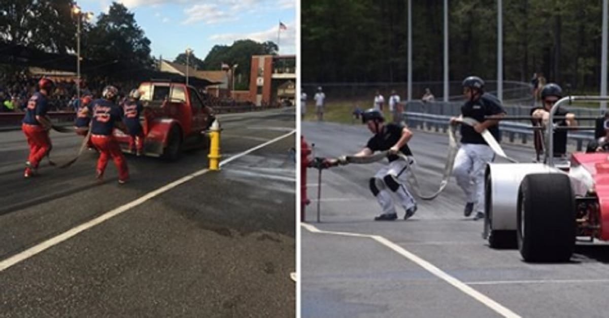 American firefighters compete in a prestigious race, their agility and ...