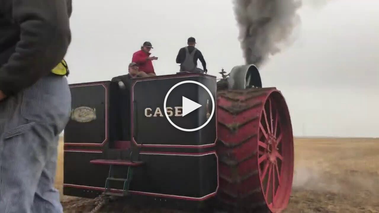 150 CASE steam engine plowing with 36 bottom John Deere plow – Canvids