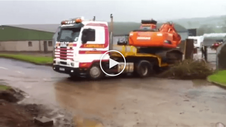 16.0-liter V8 engine Scania R500 truck with modified exhaust sound ...