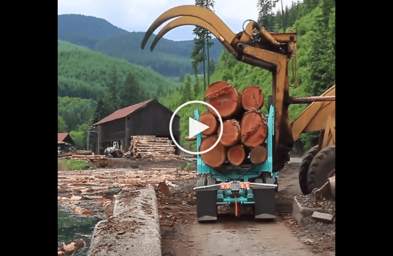 Amazing wood log cutting machine – Canvids
