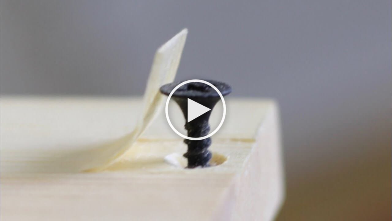 Hide a screw technique – Canvids