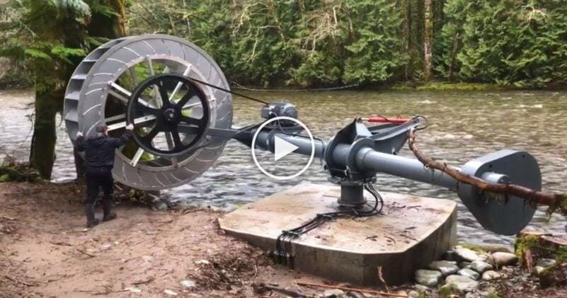7.5 kW Poncelet waterwheel demonstration – Canvids
