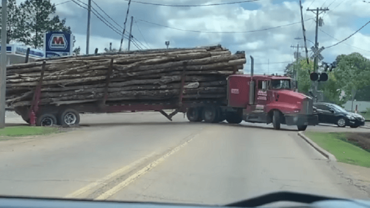Logging truck in extreme conditions. A bad day at work – Canvids