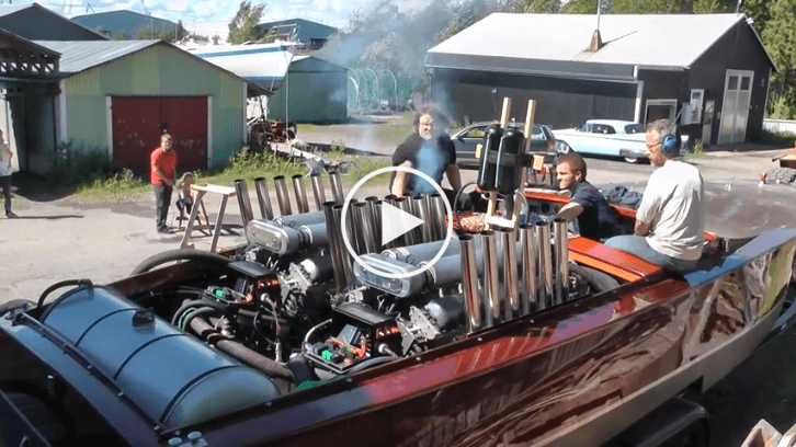 Rolls Royce Meteor V12 port side engine’s first starting up – A ...