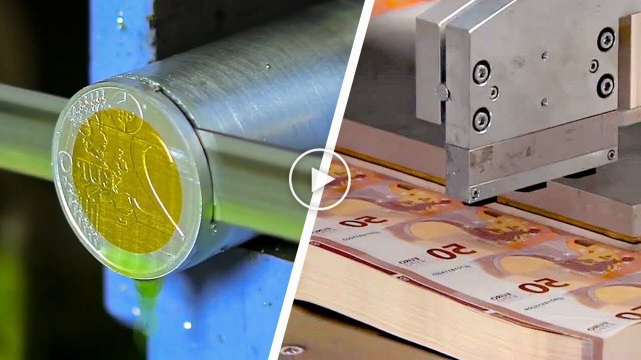 How Money Is Made In Factory | Most Interesting Manufacturing Processes ...