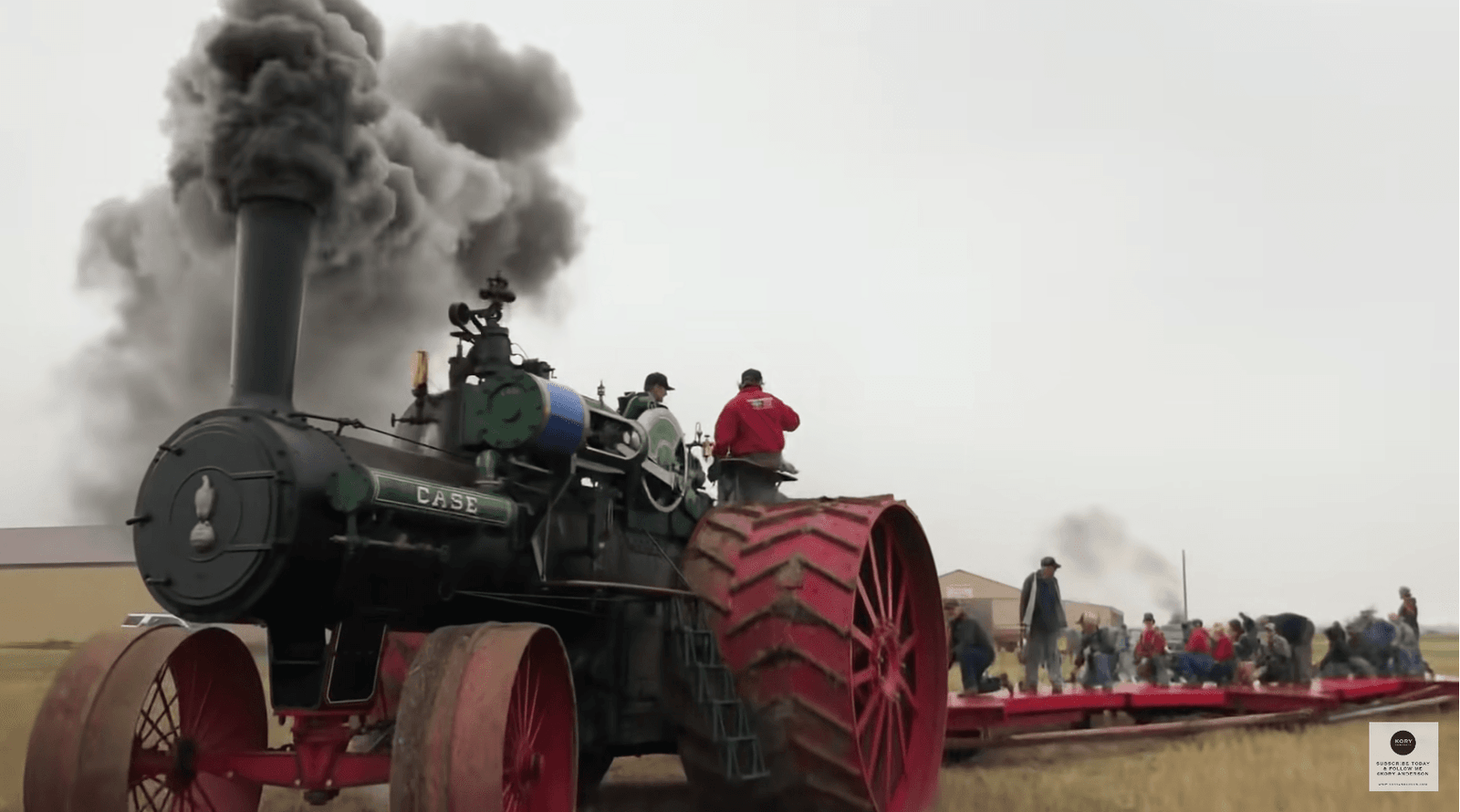 150 CASE steam engine plowing with a 36 bottom John Deere plow – Canvids