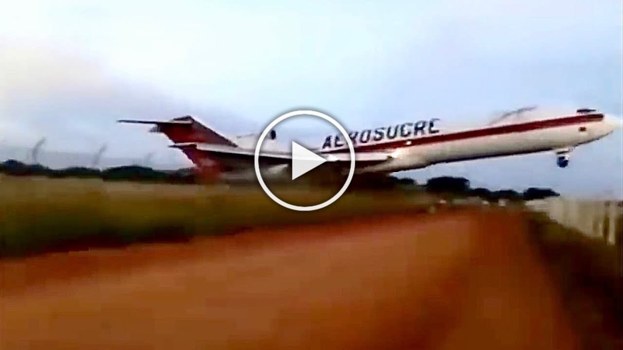 Overloaded cargo plane takes off too late – Canvids