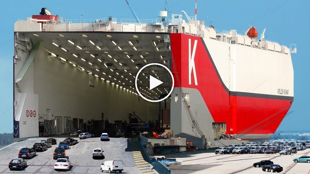 Inside the World’s Biggest Car Carrier Ship – Canvids