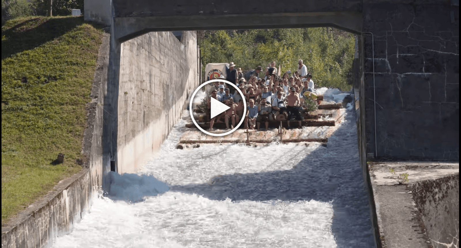 Germans know how to have fun. Timber rafting ride – Canvids